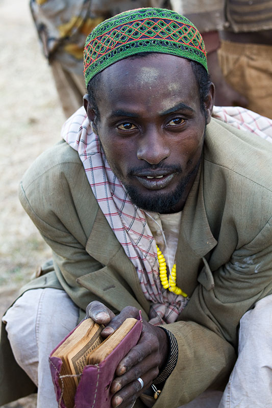 248 Man near the Tomb of Sheikh Hussein Ethiopia