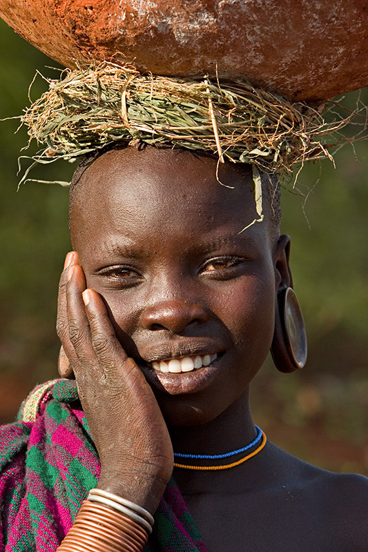 68 Girl from Surma tribe