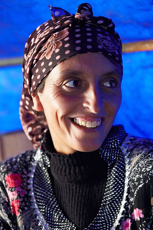 Very hospitable nomads at their winter camp